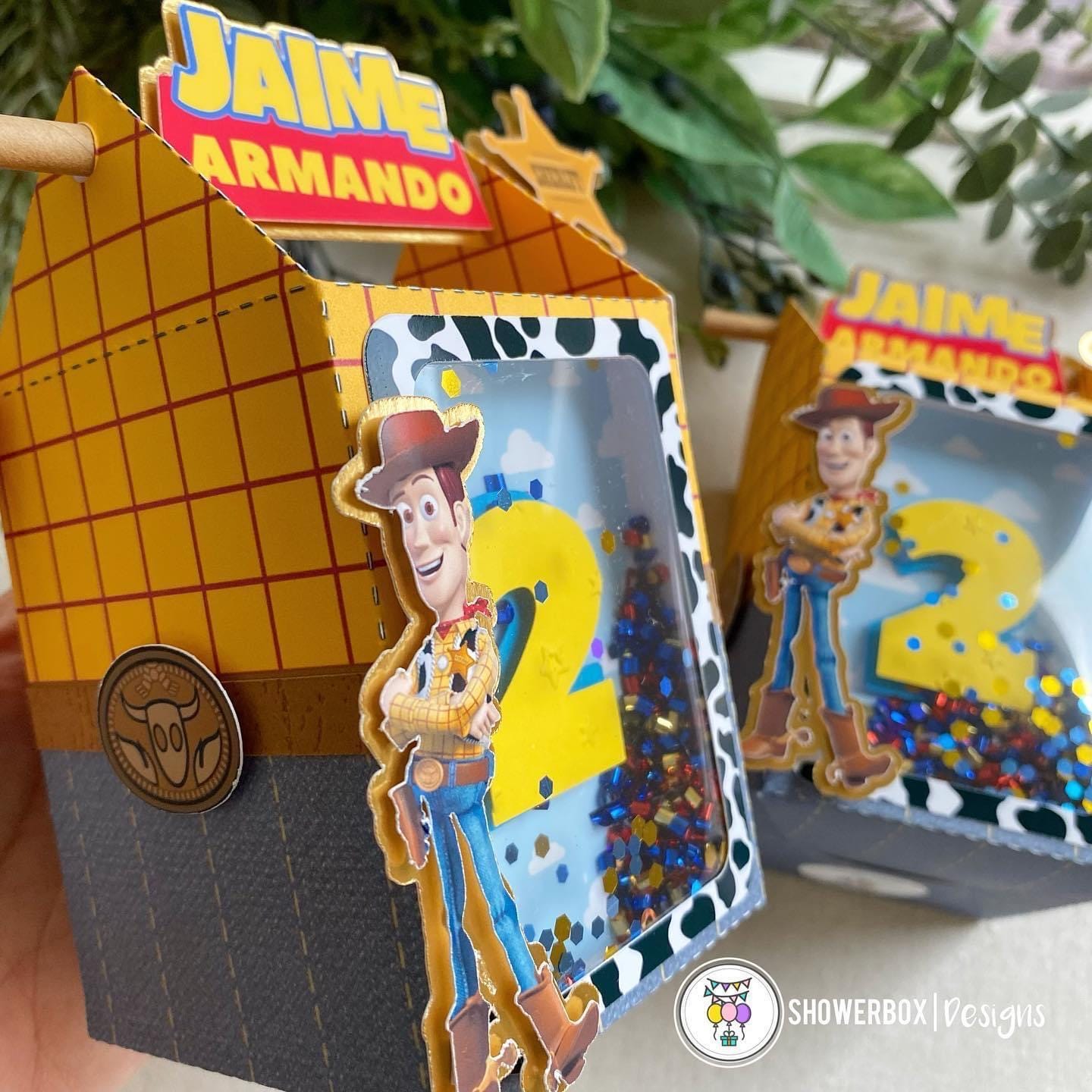 Toy Story Boxes, Gable Boxes, Birthday Cake Topper, Personalized Boxes ...