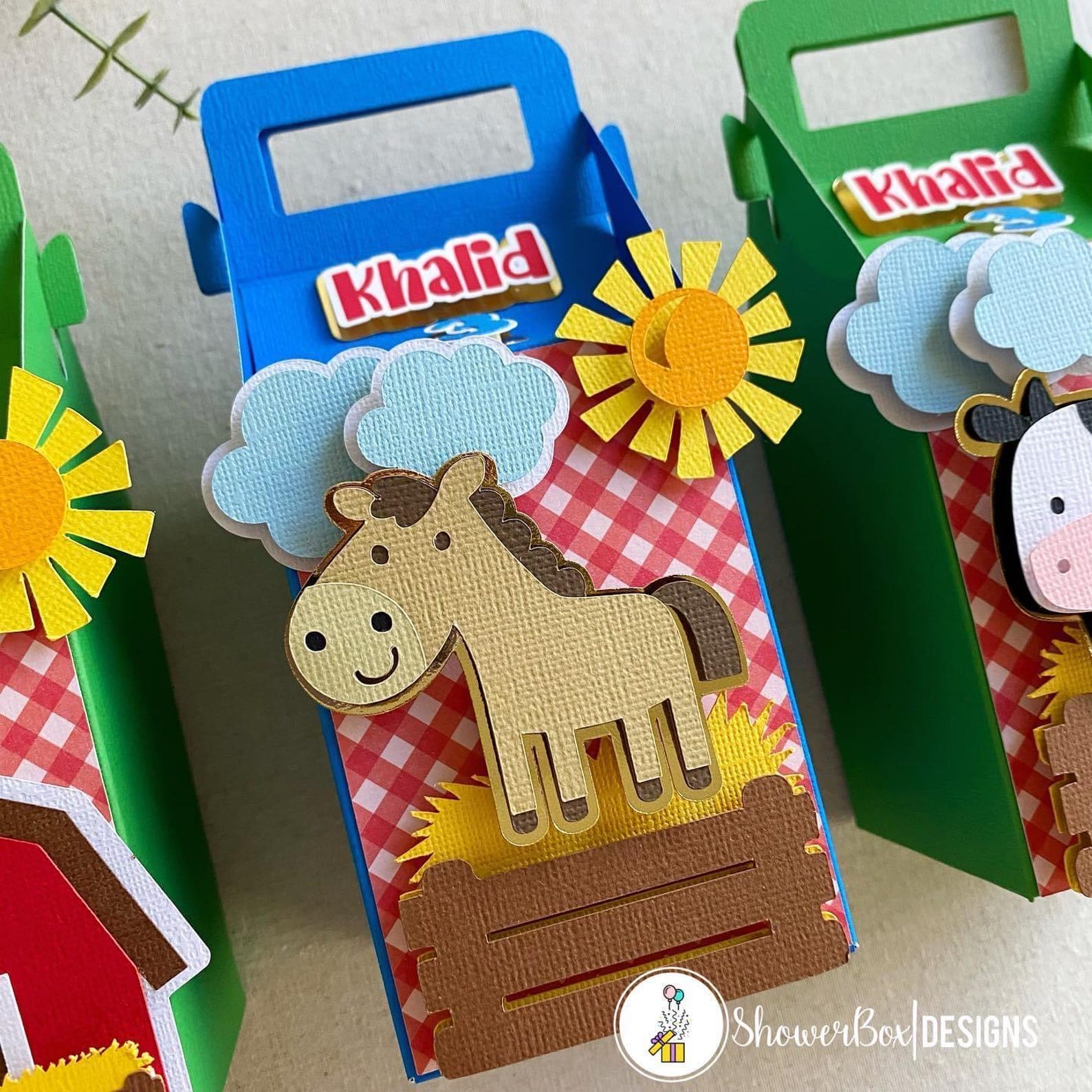 Farm Birthday 3D Letters / Shaker Letters / Birthday Decorations ...