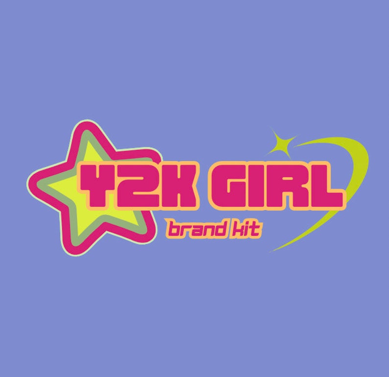 Y2K Girl Brand Kit - Etsy