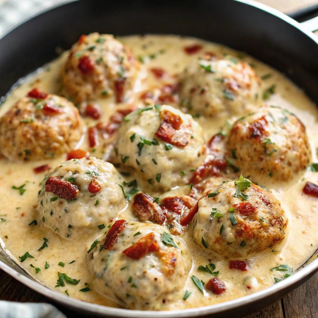 Baked Chicken Ricotta Meatballs Recipe – Digital Download Printable ...