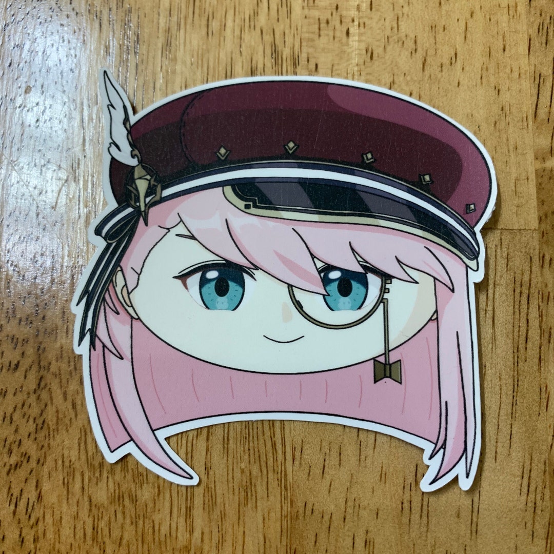 Genshin Impact Charlotte Squishy Face Waterproof Laminated Vinyl ...