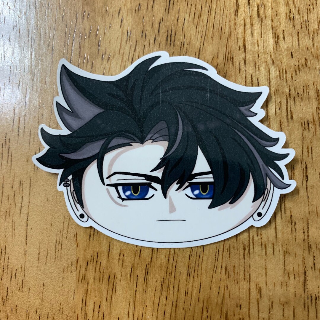 Genshin Impact Wriothesley Squishy Face Waterproof Laminated Vinyl ...