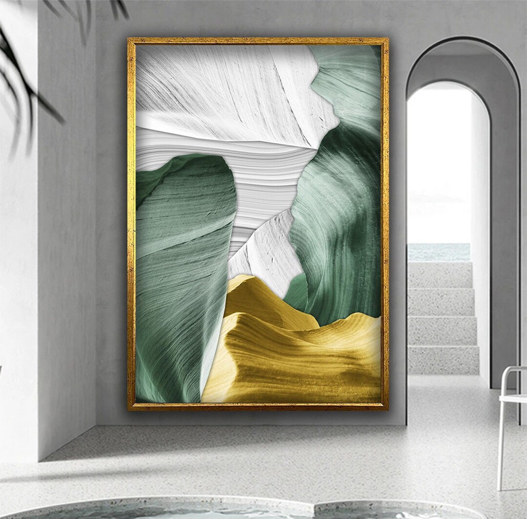 Line Work Canvas Painting, Human Face Wall Painting, Face Figure Print ...