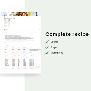 Notion Recipe Planner to Help Plan Your Meals | in the Kitchen Meal ...