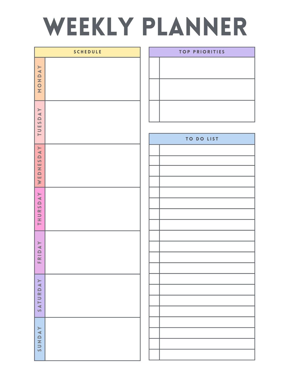 NEW DROP: Home Organization Bundle With Cleaning Checklist, Planners ...