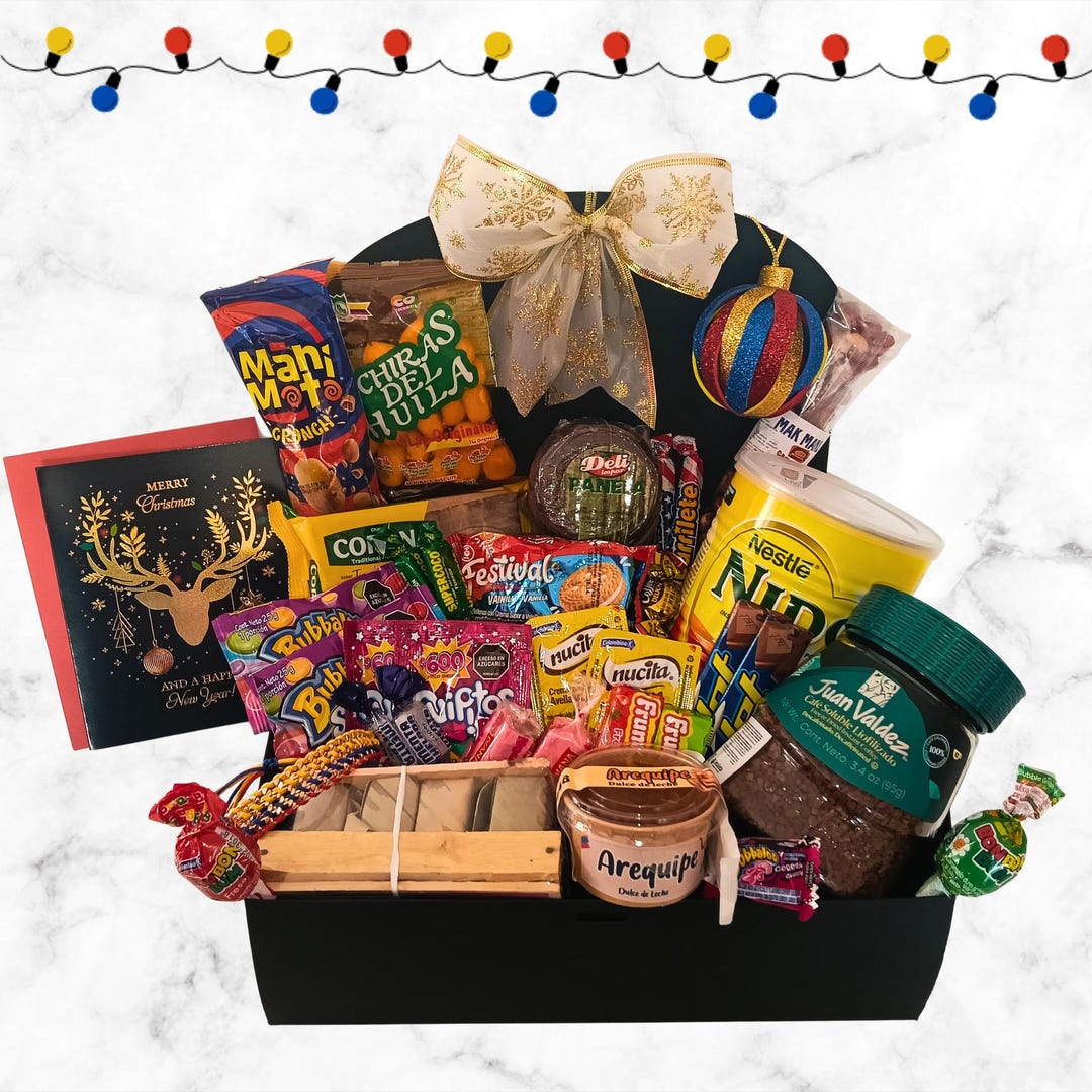 Premium Colombian Snack and Candy Box. Latin Gift With 43 Products ...