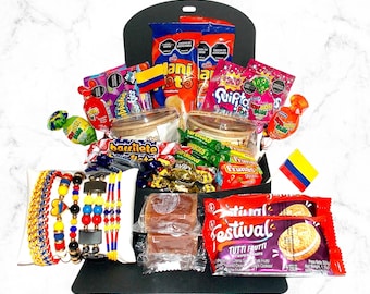 Colombian Candy Mix Gift Box - Sweet Treats Taste From Colombia Basket ...