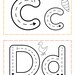 Alphabet Tracing Cards | Preschool Printables | Alphabet Play Doh Mats ...