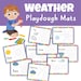 Weather Play Dough Mats Activities for Preschool Fine Motor Skills ...