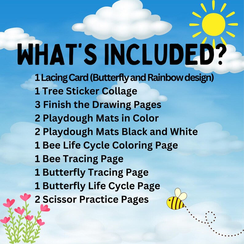 Spring Printable Activity Bundle Homeschool Kindergarten Preschool ...
