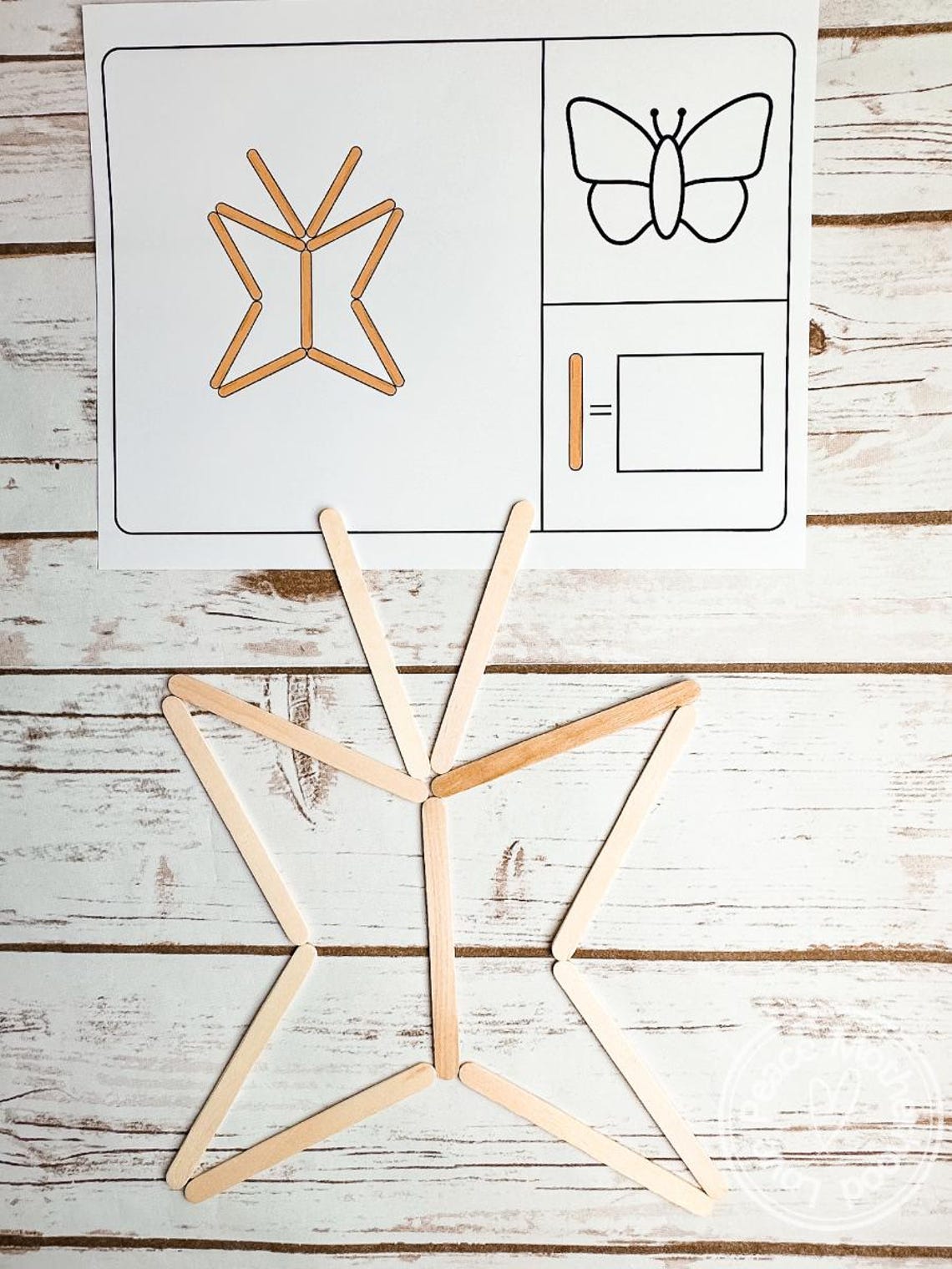 Popsicle Sticks Templates | Spring Popsicle Activities | Spring Themed ...