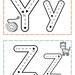 Alphabet Tracing Cards | Preschool Printables | Alphabet Play Doh Mats ...