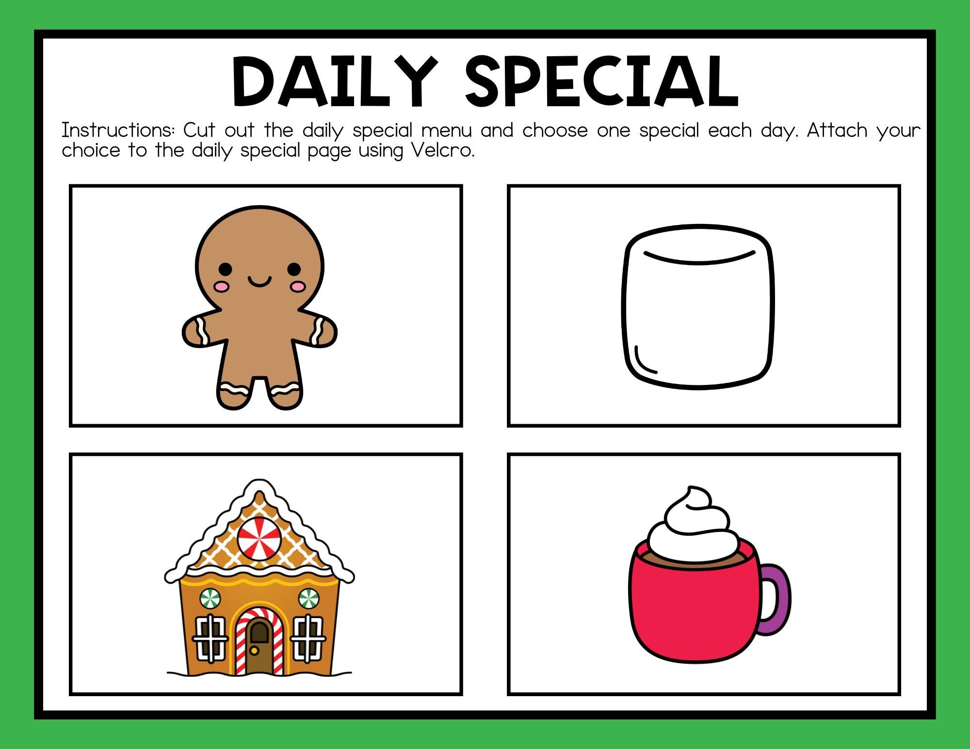 Gingerbread Bakery Dramatic Play Gingerbread Printables Holiday ...