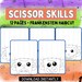 Frankenstein Halloween Scissor Skills Worksheets - Etsy