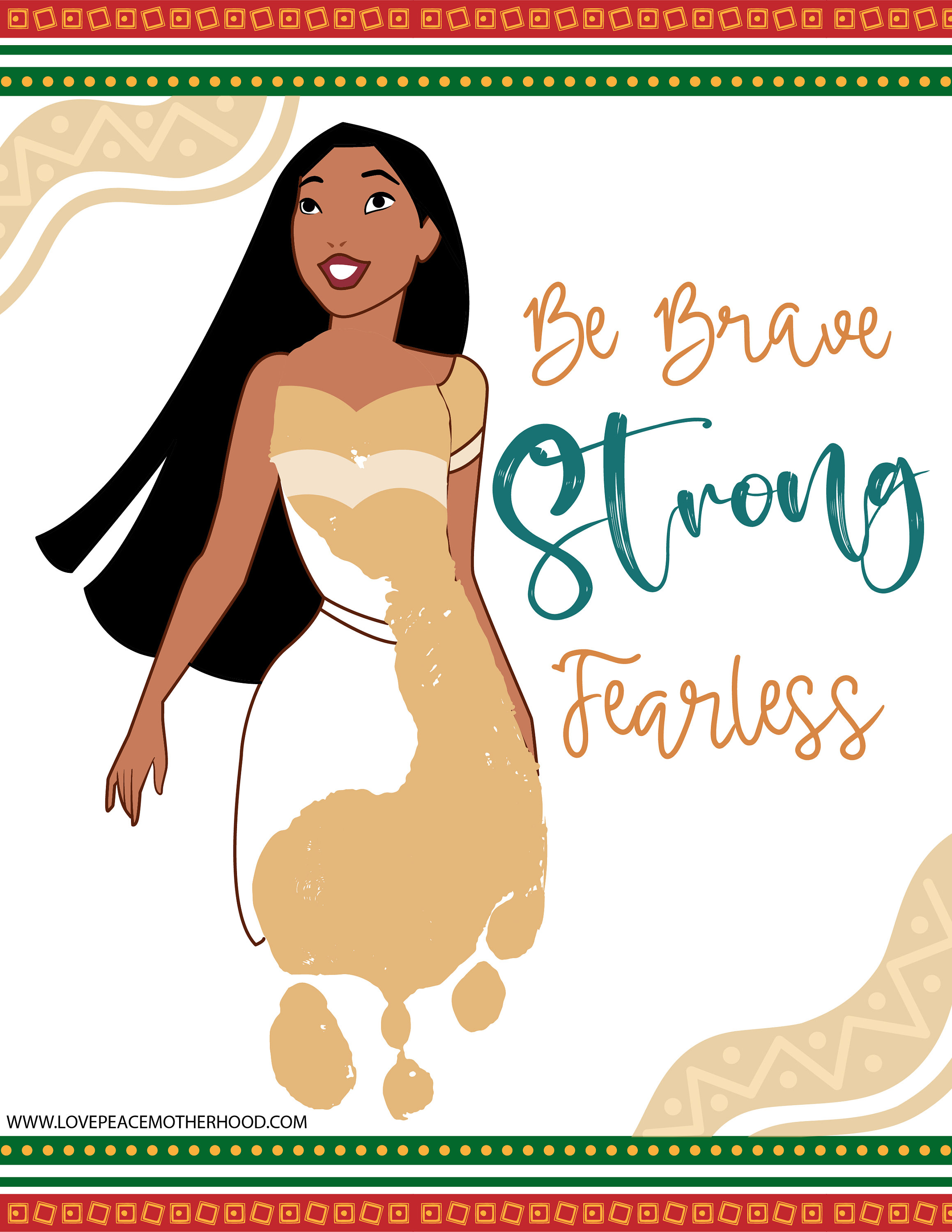 Princess Footprints Crafts Footprint Art Keepsake Art Princess Activity ...