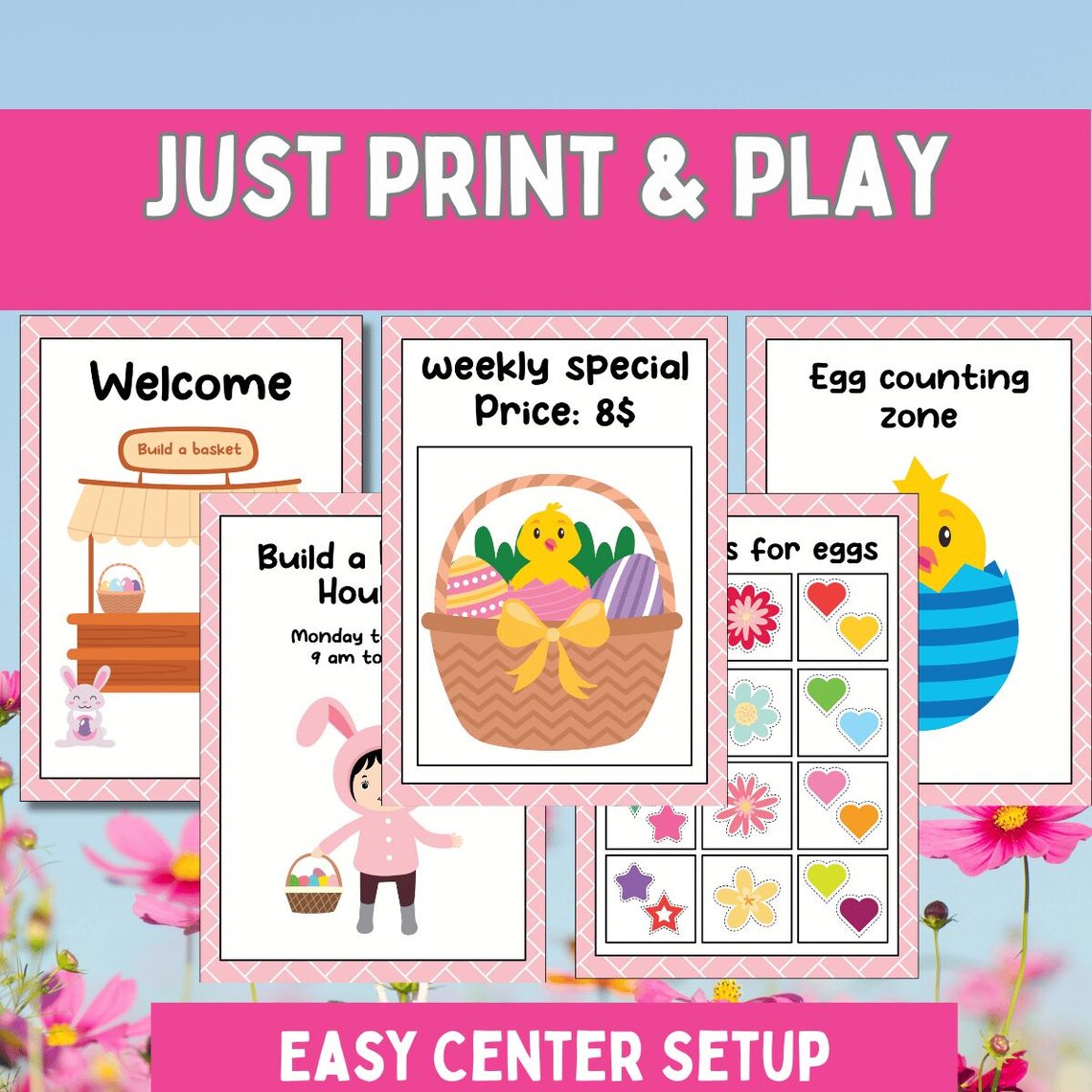 Build a Basket Dramatic Play Easter Dramatic Play Spring Dramatic Play ...
