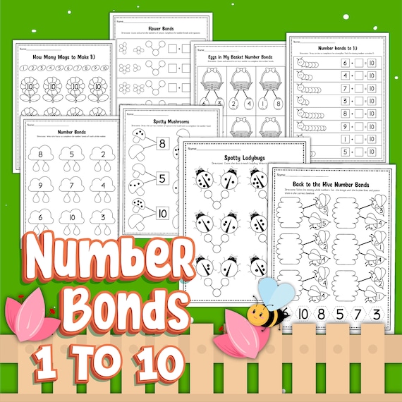 Addition Worksheets Number Bonds Free Number Bonds Practice Worksheet