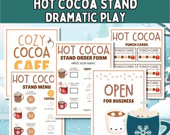 Hot Chocolate Stand Dramatic Play - Etsy Canada