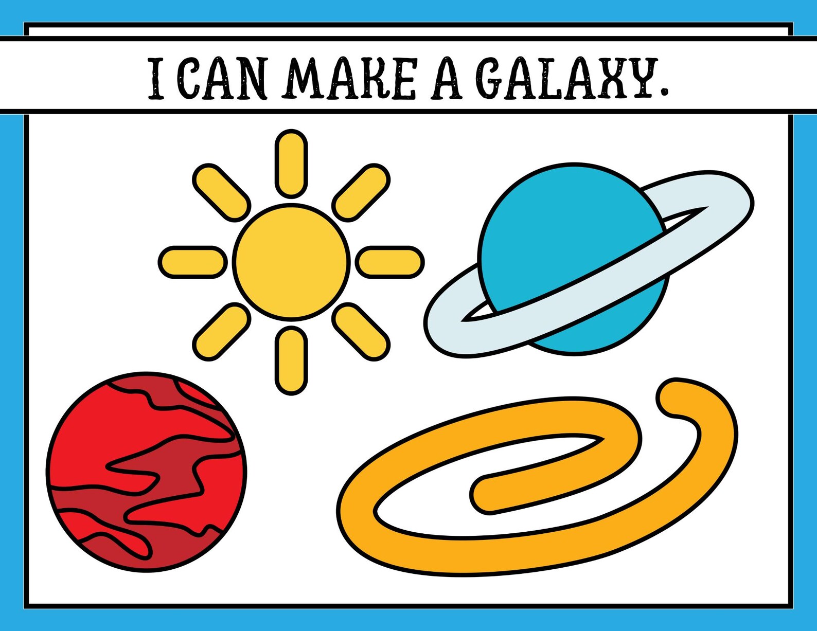 Space Play Dough Mats Outer Space Printables Science Center Space Kids ...