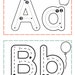 Alphabet Tracing Cards | Preschool Printables | Alphabet Play Doh Mats ...