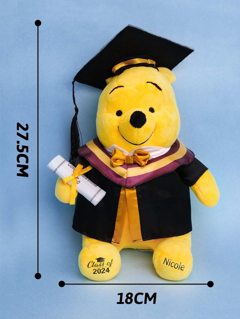 Personalized Grad. Bear Custom Graduation Gift, Custom Bear With ...