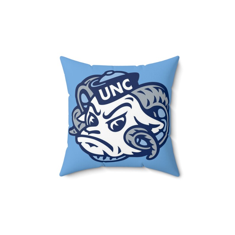 North Carolina UNC Ramsy Tarheel Custom Pillow Removable Cover for ...