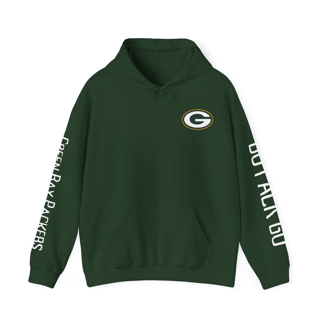 Green Bay Packers Go Pack Go Cheese Head Hooded Sweatshirt - Etsy