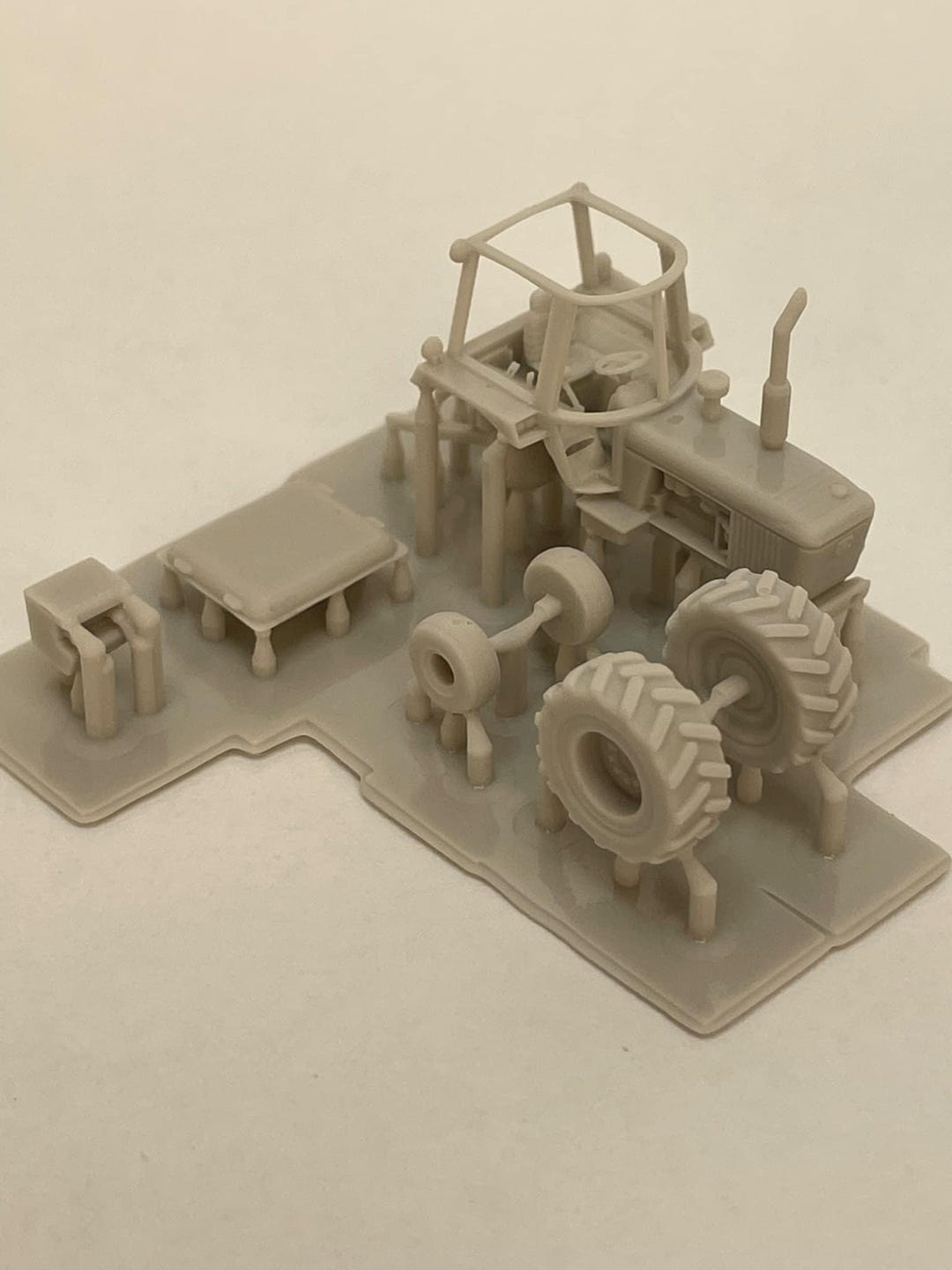 N Scale Tractor and Plow Kit - Etsy