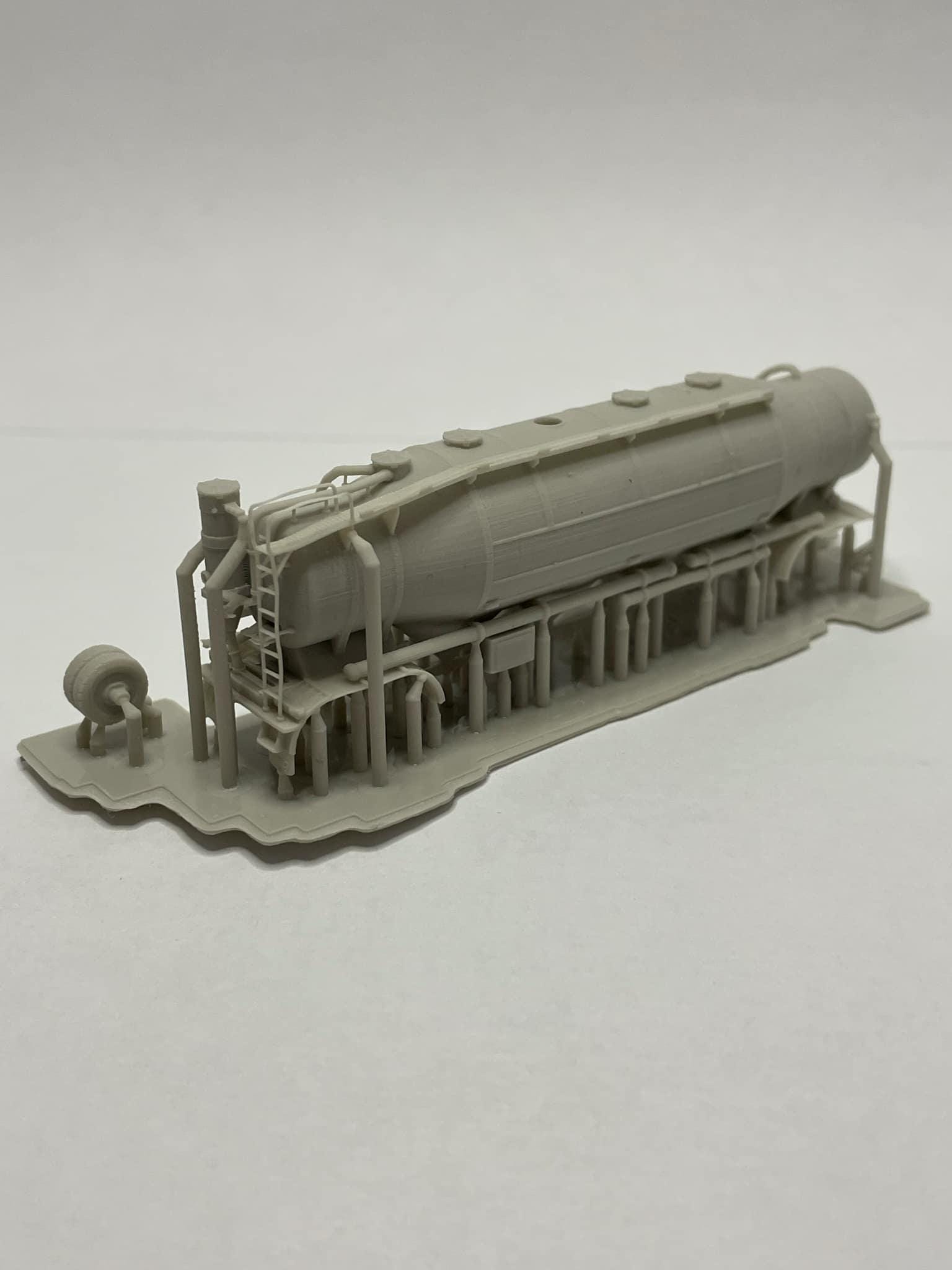 N Scale 4 Bay Dry Bulk Trailer Kit - Etsy
