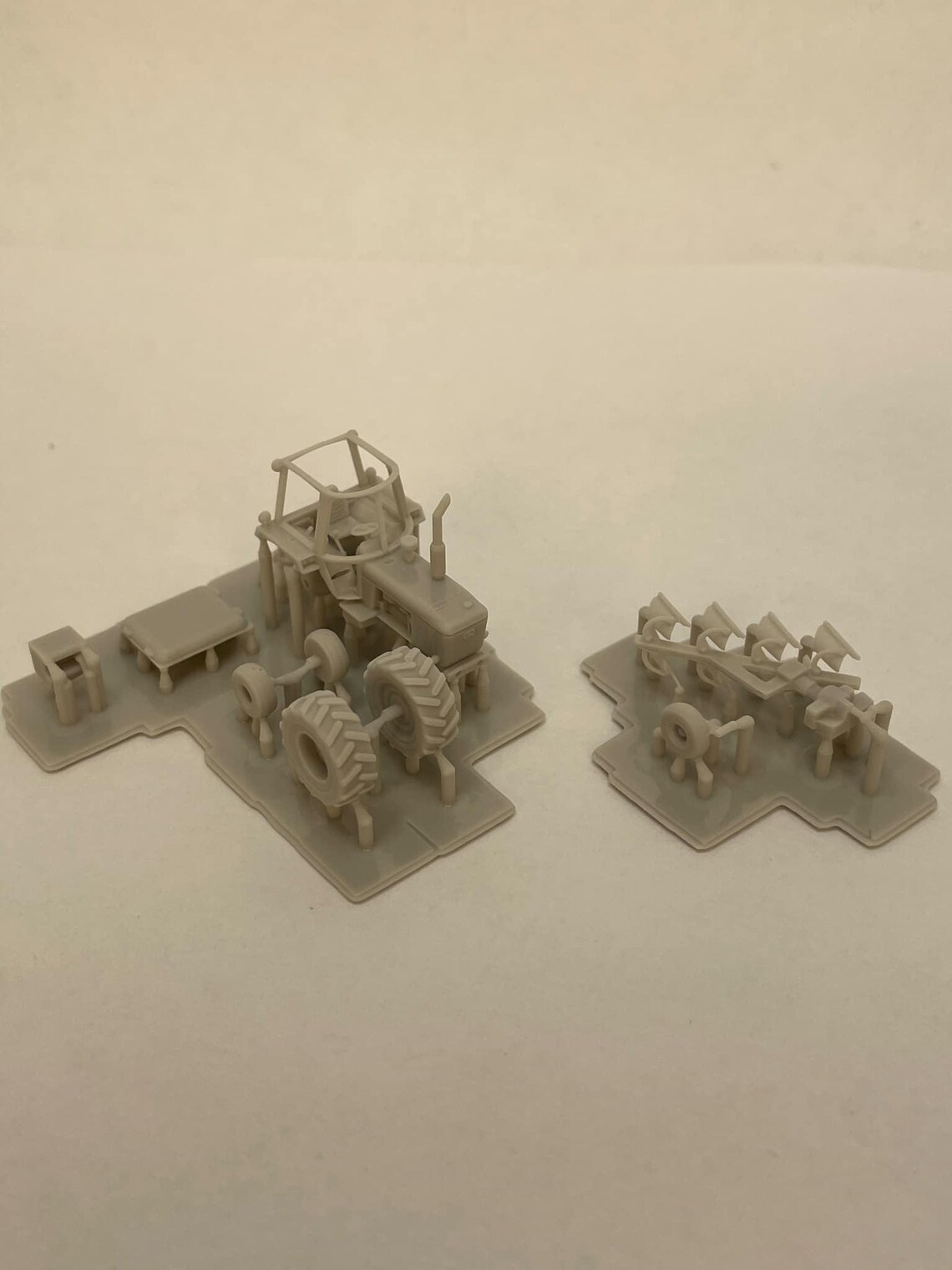 N Scale Tractor and Plow Kit - Etsy