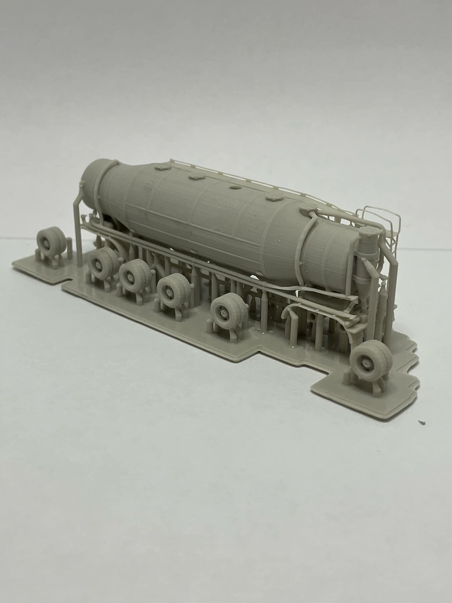 N Scale 4 Bay Dry Bulk Trailer Kit - Etsy