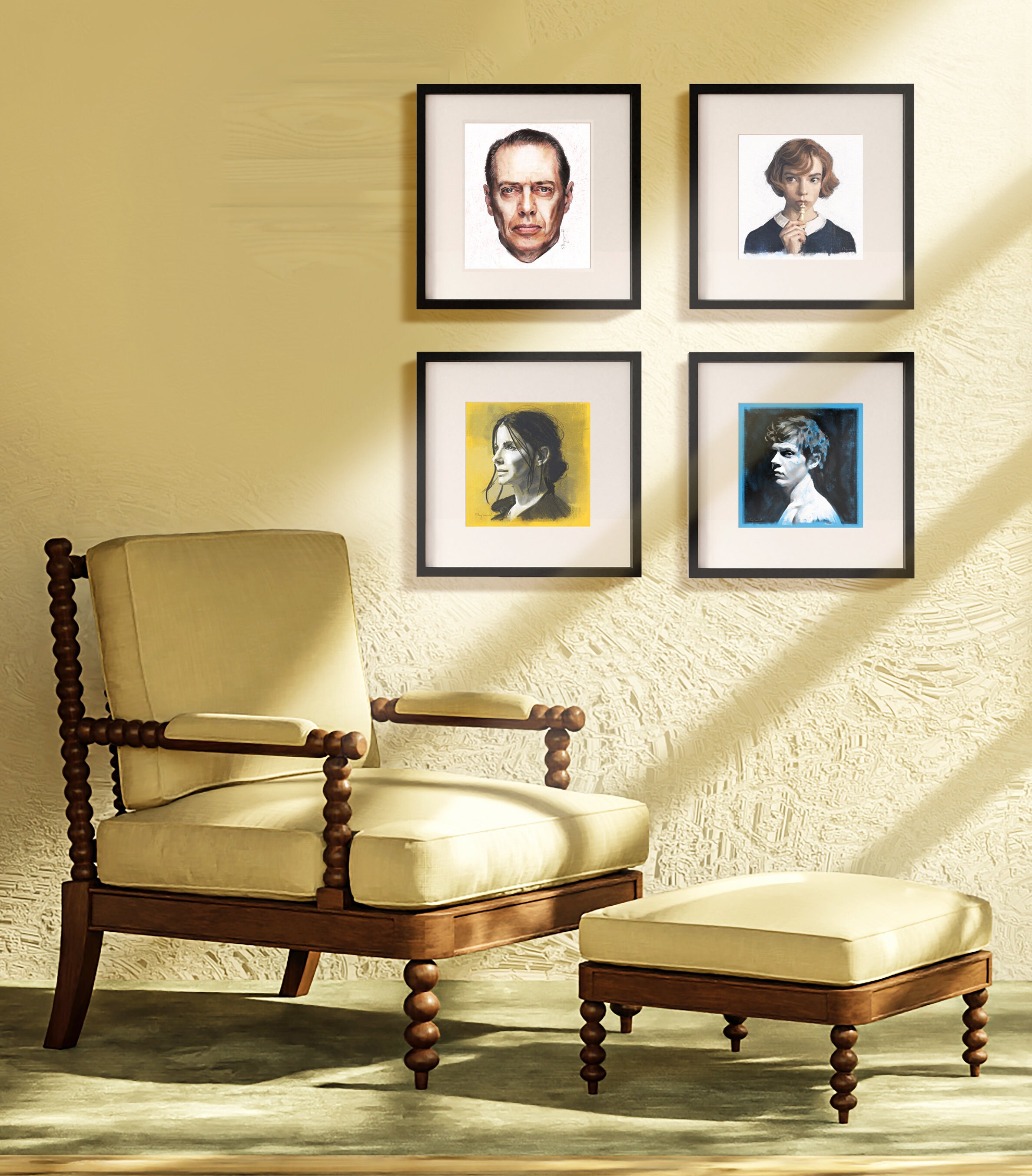 Steve Buscemi, Actor, Contemporary Painting, Original Print - Etsy