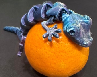 Realistic Articulated Lizard Model Intricately Printed in 3D - Etsy