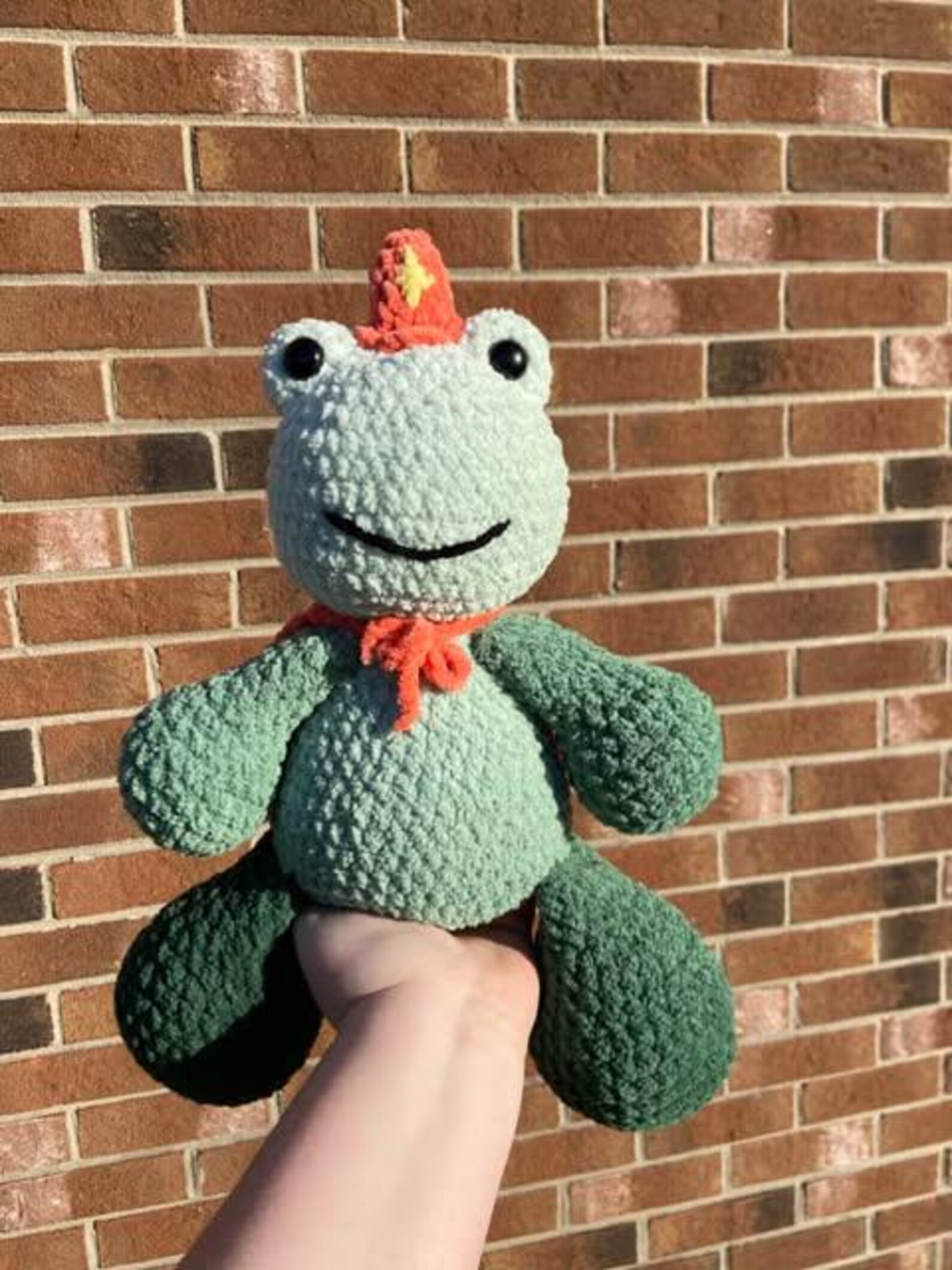 Felix the Frog PDF Pattern- LOW SEW - Etsy