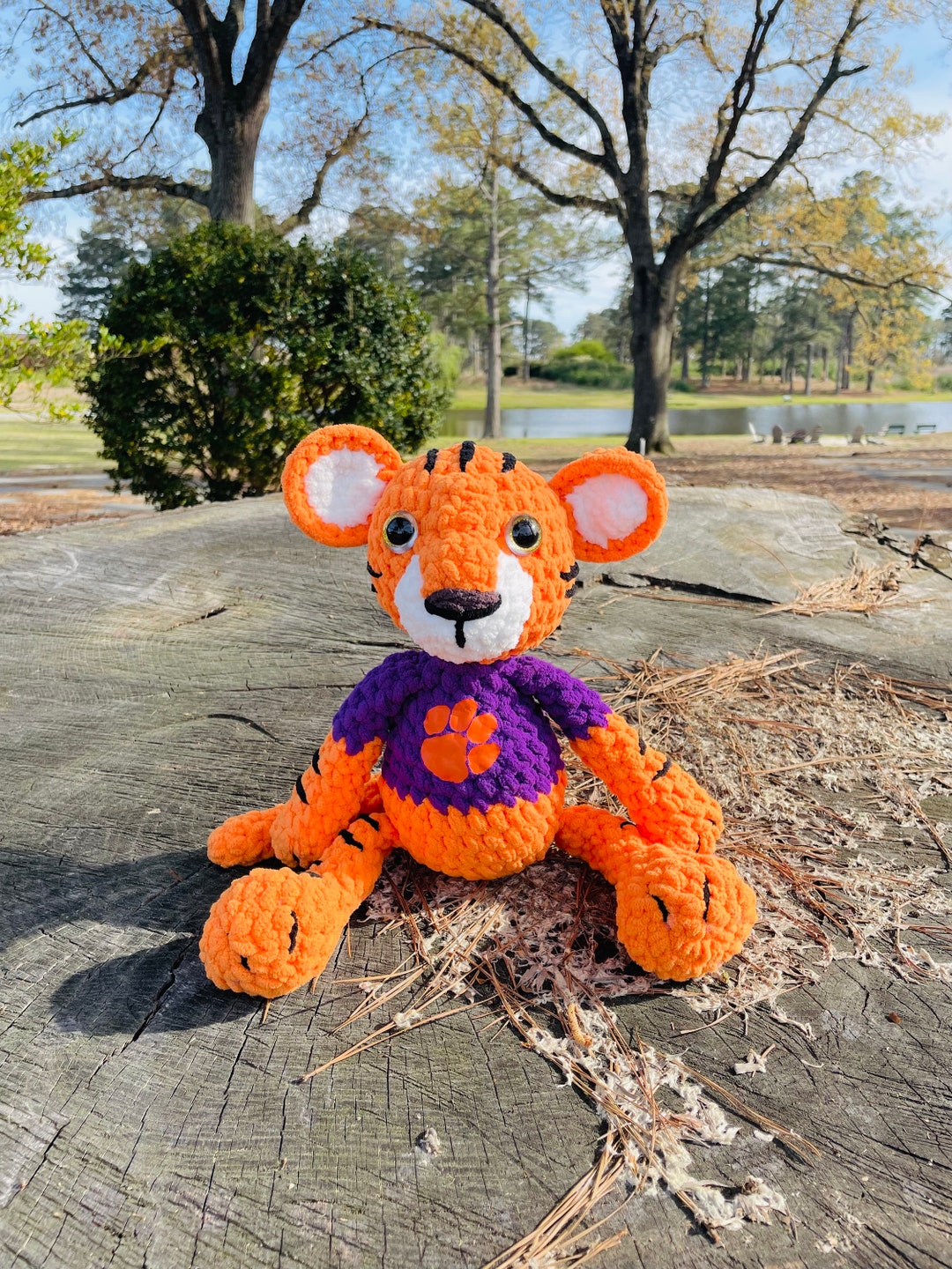 Clemson Tiger Handmade Tiger Toy - Etsy