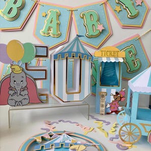 Dumbo 3D Letters: Custom Baby Shower Decorations - Etsy