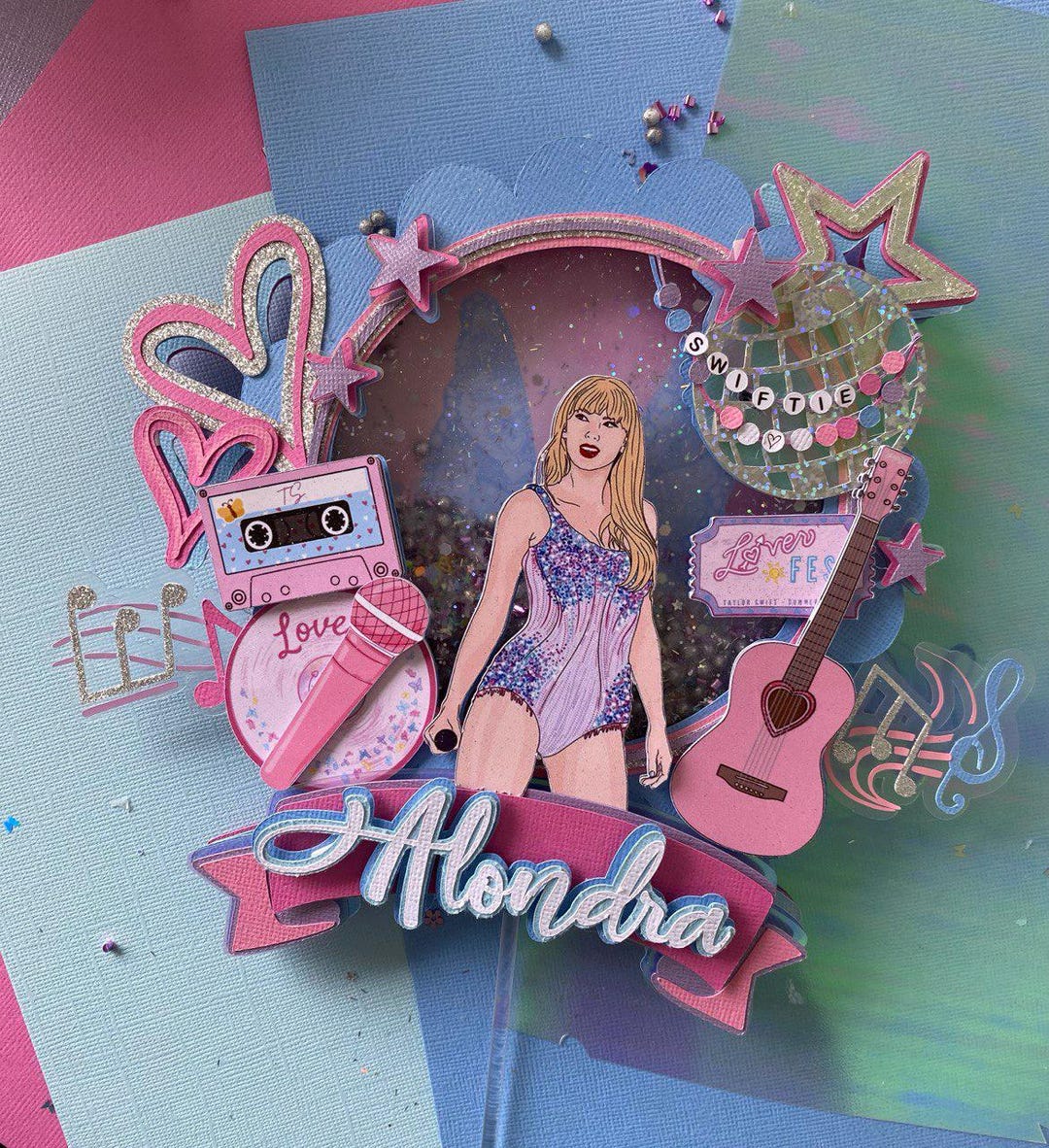 Taylor Swift Cake Topper: Eras Birthday Party Decoration - Etsy