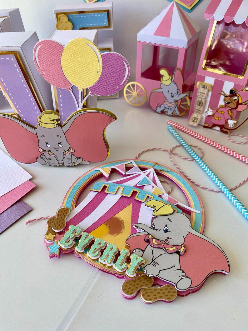 Dumbo Candy Favor Boxes: Custom Birthday Party Supplies - Etsy