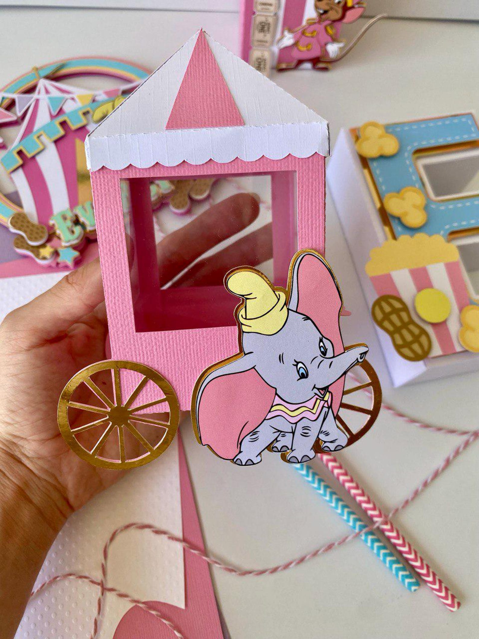 Dumbo Candy Favor Boxes: Custom Birthday Party Supplies - Etsy