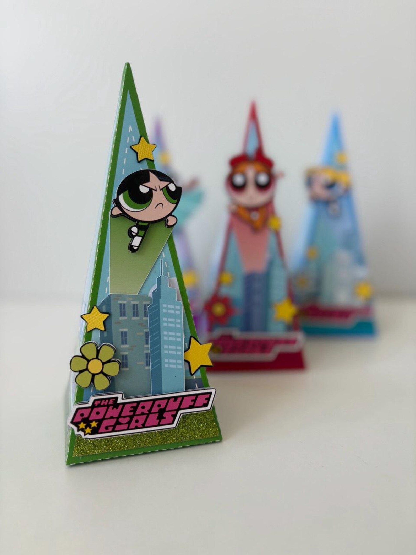 Power Puff Girls Party Favor Boxes, Custom Treat Boxes - Etsy