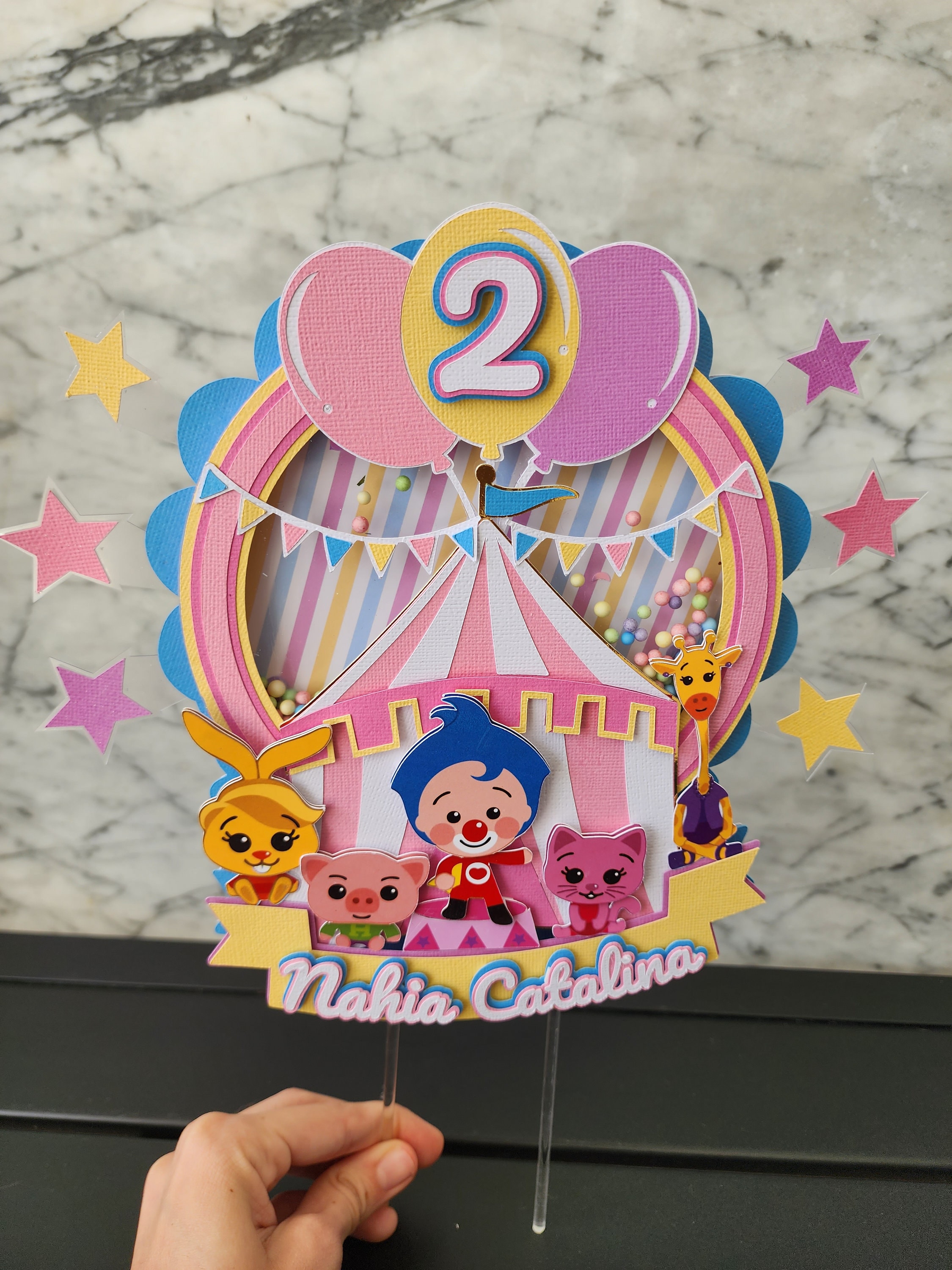 Plim Plim Cake Topper, Plim Plim Cake Decor, Plim Plim Cake Accessory ...