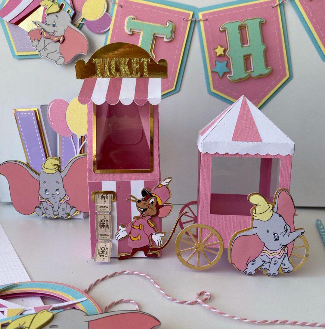 Dumbo Candy Favor Boxes: Custom Birthday Party Supplies - Etsy