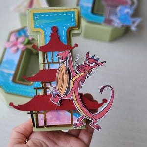 Mulan 3D Letters, Warrior Princess Party Decor, Cherry Blossom Theme ...
