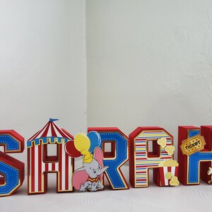 Dumbo 3d Letters, Dumbo Birthday Party, Dumbo Decor - Etsy