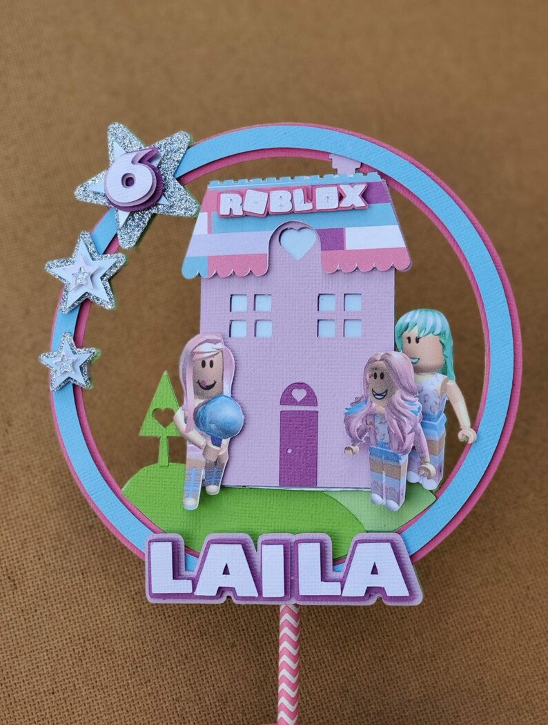 Roblox 3d Letters, Roblox Caketopper, Roblox Party, Roblox Decor ...