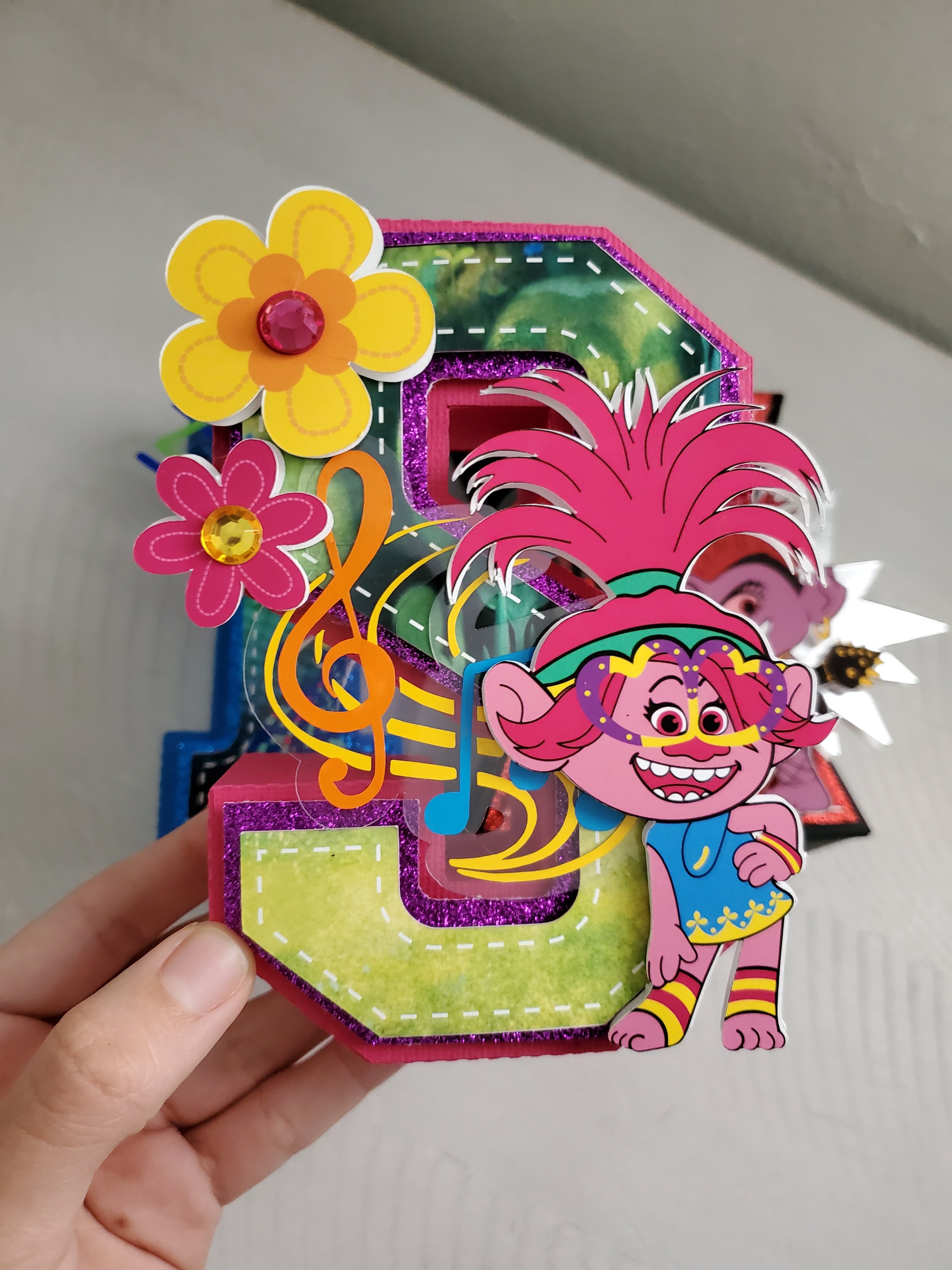 Trolls 3D Letters, Trolls Party Decor, Trolls Movie-inspired ...