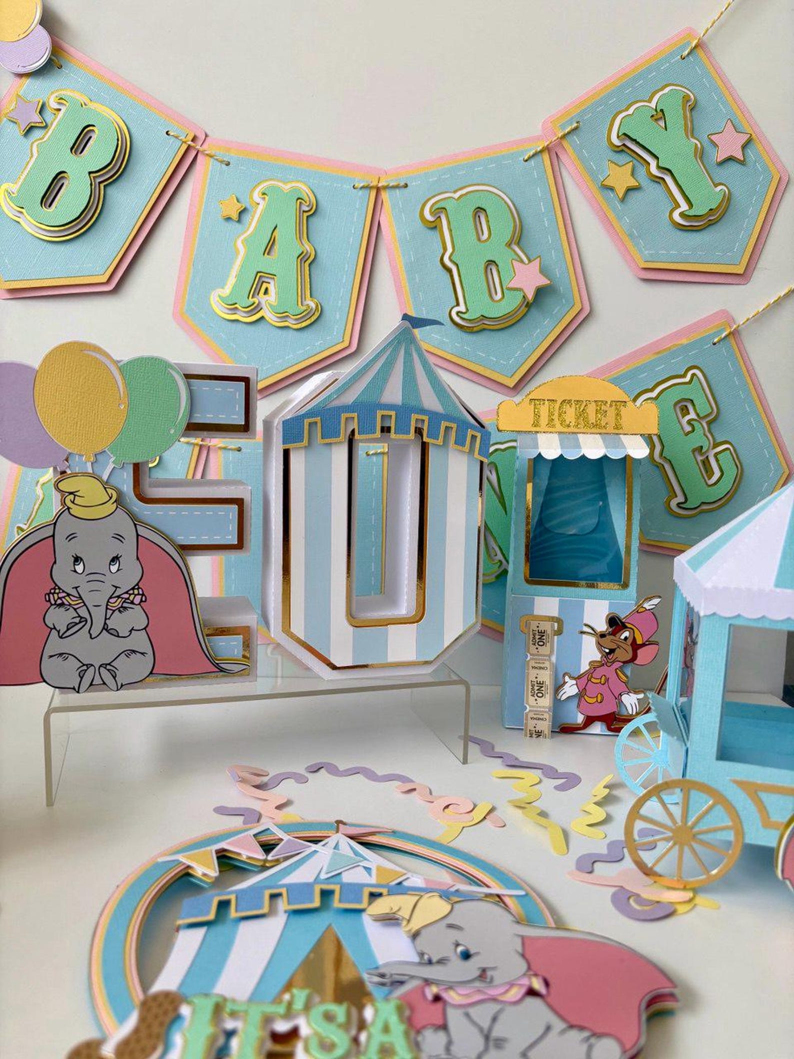 Dumbo Candy Favor Boxes: Custom Birthday Party Supplies - Etsy