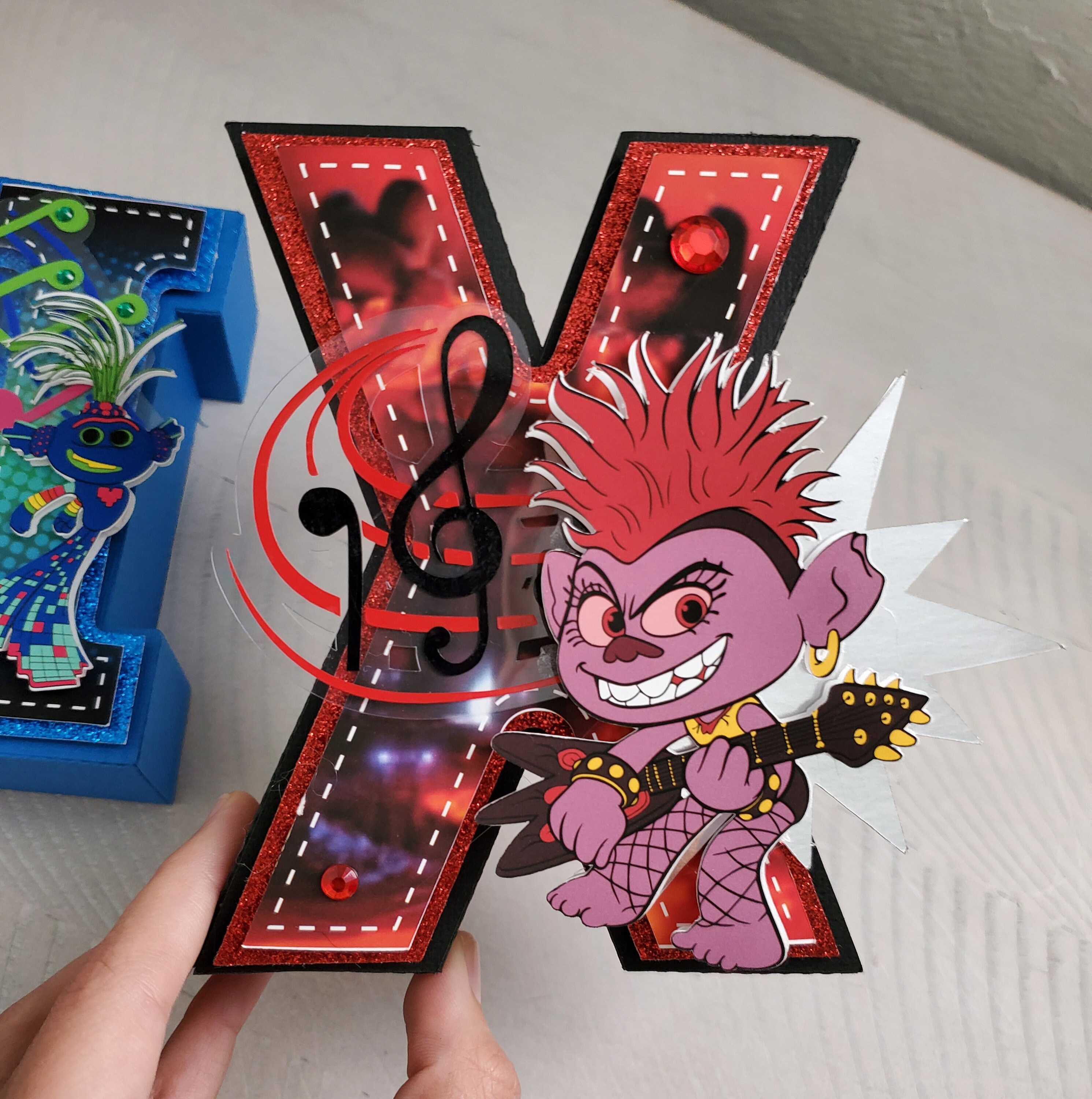 Trolls 3D Letters, Trolls Party Decor, Trolls Movie-inspired ...