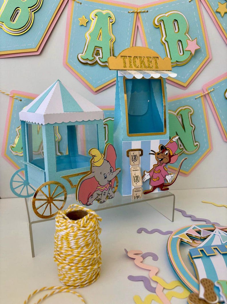 Dumbo Candy Favor Boxes: Custom Birthday Party Supplies - Etsy