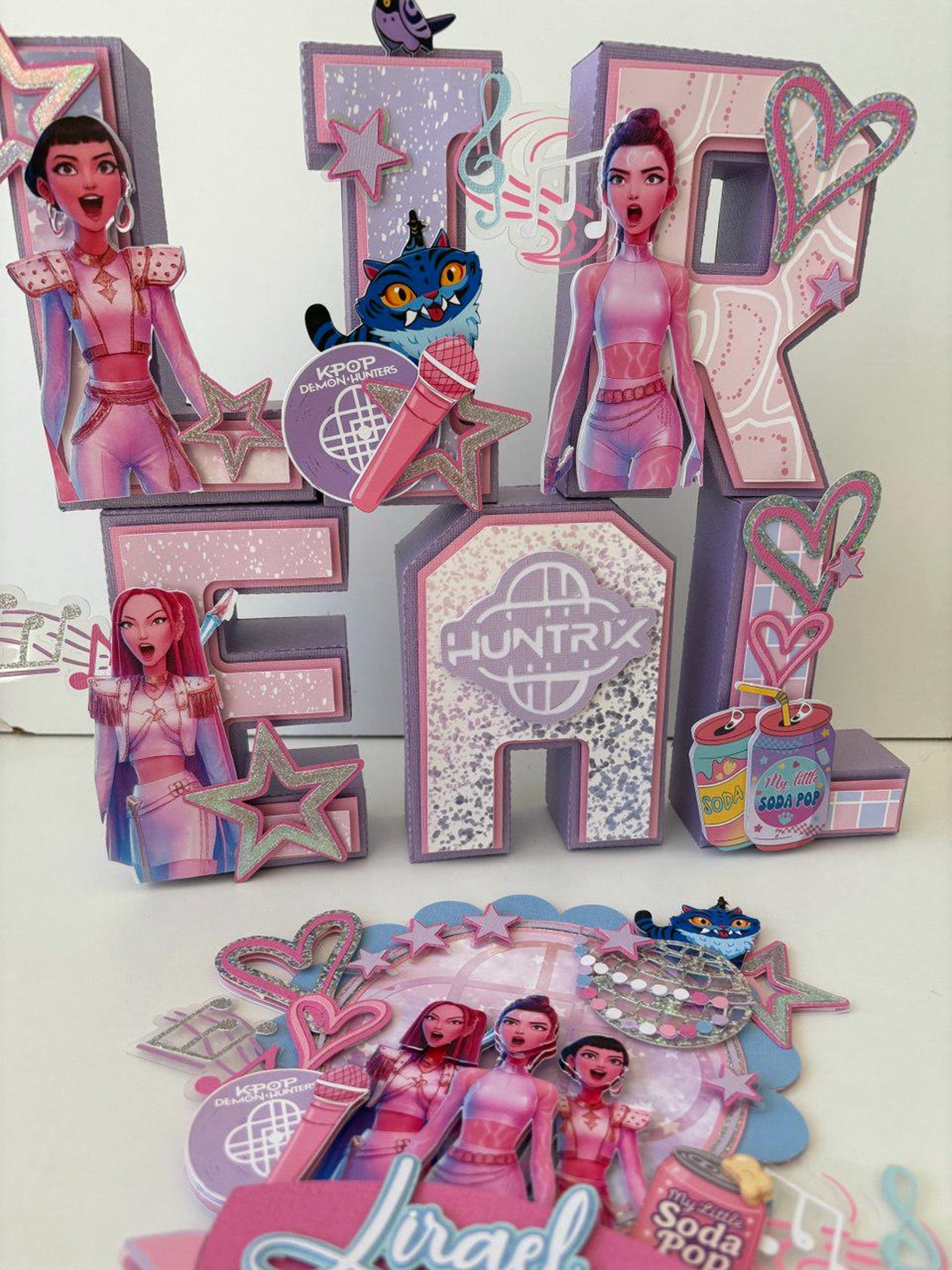 Kpop Demon Hunter 3D Letters/ Custom Party Decoration - Etsy